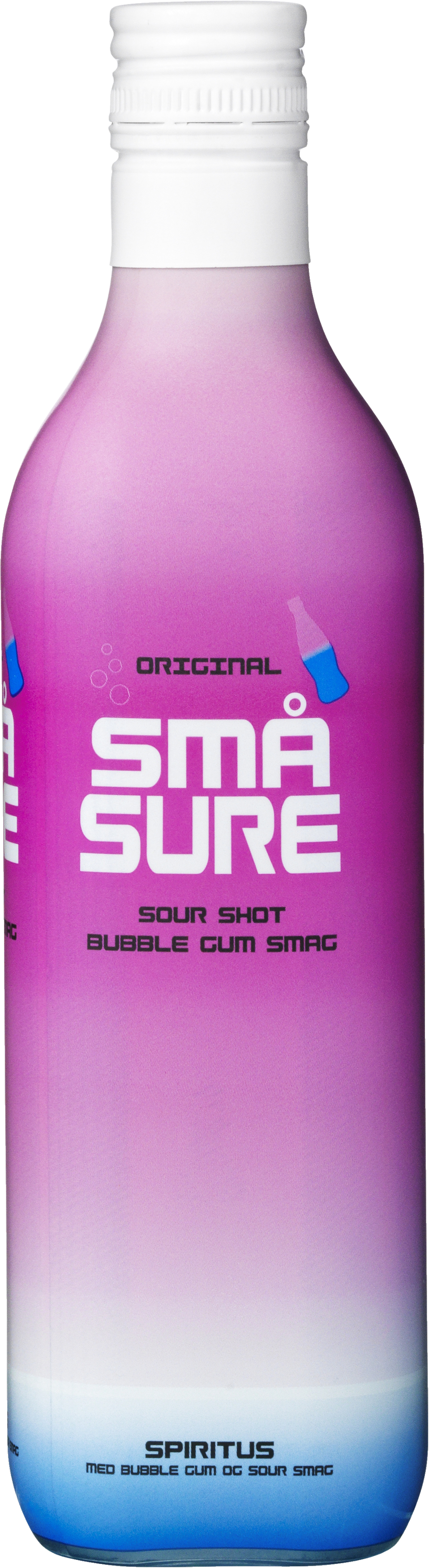 SMÅ SURE, Sour Bubble Fizz PET - SMÅ Shots - Spritlageret ApS